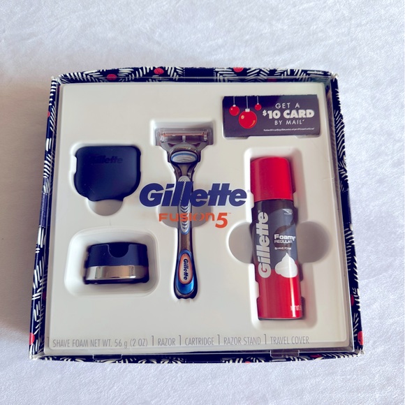 gillette | Grooming | Gillette Fusion 5 Mens Razor Shave Care Set Gift ...